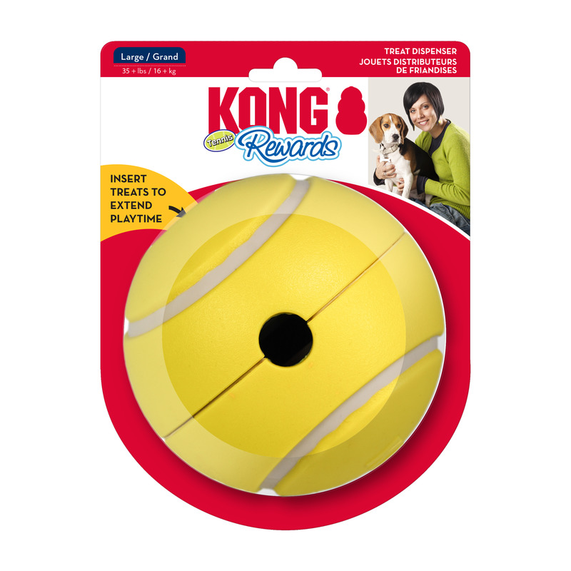 Departments - Kong Rewards Doy Toy Treat Dispensing Tennis Ball Large